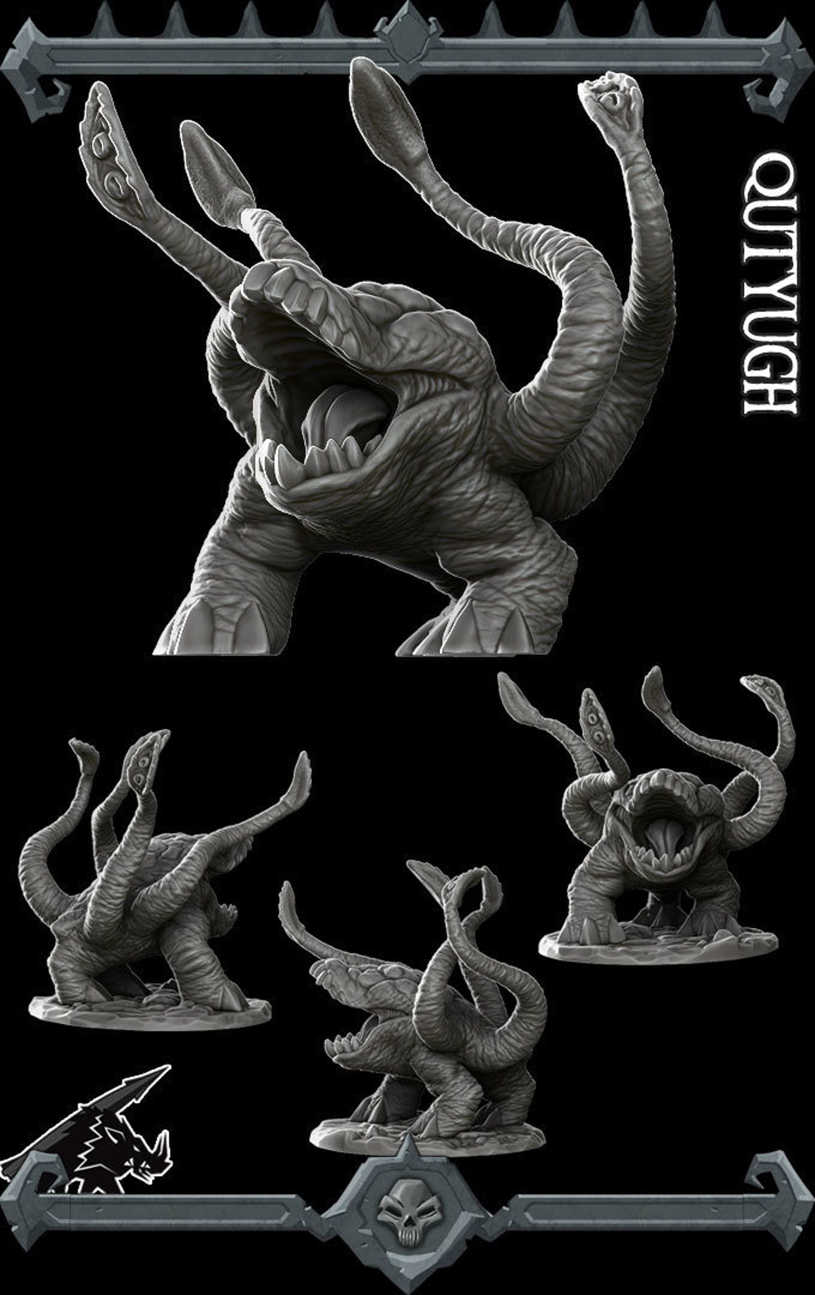Otyugh Qutyugh Miniature for Tabletop Games Like D&D and - Etsy