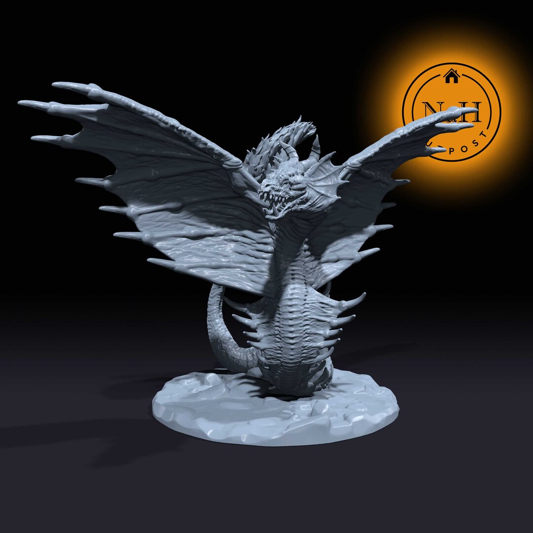 Serpis the Skyfang | Harpy Serpent | Monstrosity Miniature for Tabletop ...