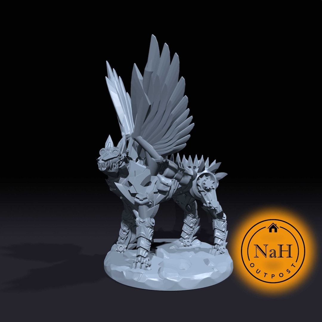 Iron Defender | Artificer Familiar | Miniature for Tabletop Games Like ...