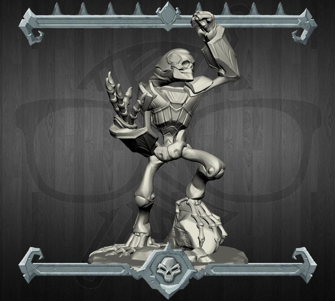 Shadesteel Golem Shadow Steel Golem Miniature for Tabletop - Etsy