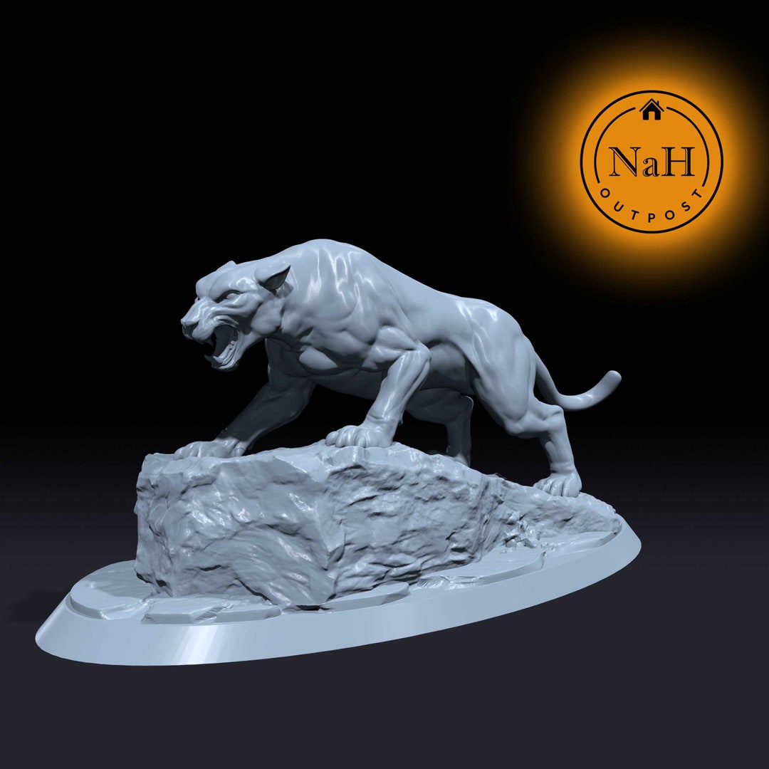 Moonstalker, Phantom of the Jungle | Catroar | Panther Miniature for ...