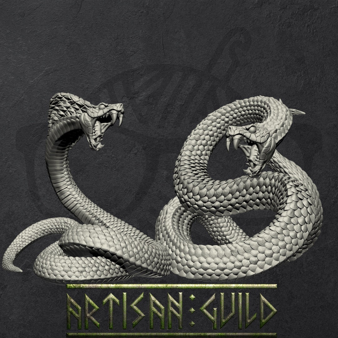 Giant Snake | Amazon Miniature for Tabletop Games Like D&D | Created by ...