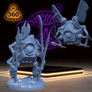 Iron Automata | Mechadrones | Modrons | Draft Miniature for Tabletop ...