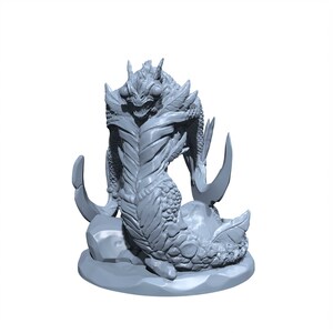 Wastrilith Sea Fiend Miniature for Tabletop Games Like D&D and War ...