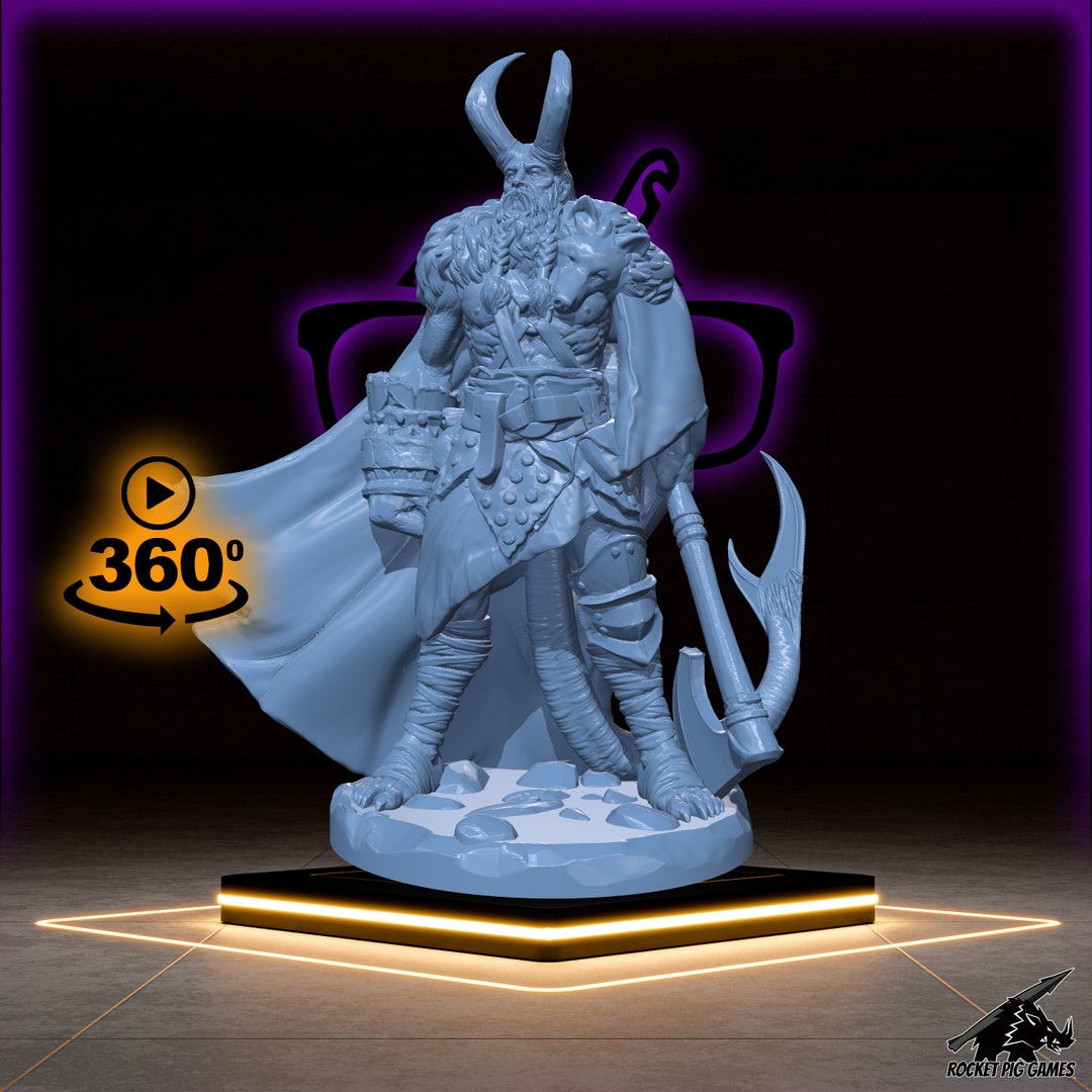 Drakon, the Axe of Infernos Tiefling Barbarian Half Devil Fighter ...