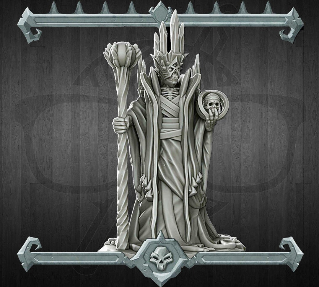 Necroxus, the Galaxy Lich Lich Astral Necromancer Miniature for ...