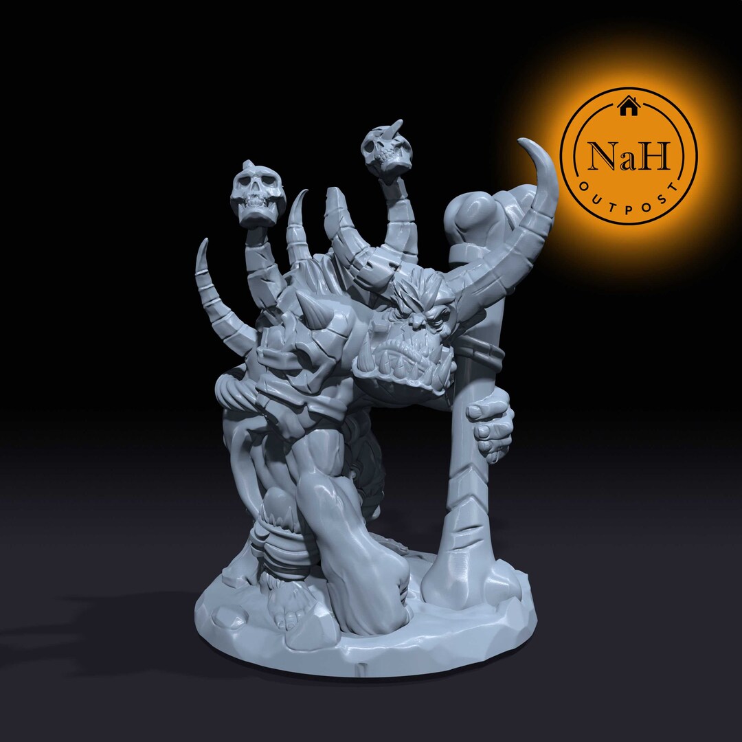 Snaz, the Blood Prophet | Orc Shaman | Orc Sorcerer Miniature for ...