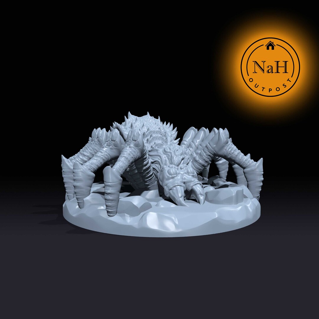 Thistlebite | Giant Spider | Dire Spider | Miniature for Tabletop Games ...