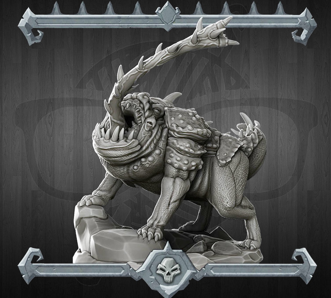 Dreadpaw, the Nether Tracker Canoloth Tongue Devil Miniature for ...