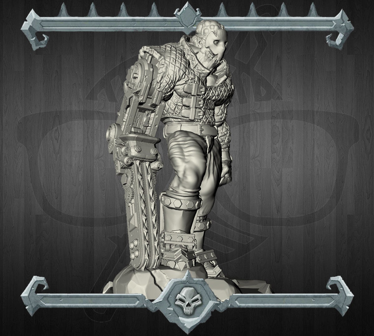 Clockwork Chainsaw Murderer Miniature for Tabletop Games - Etsy