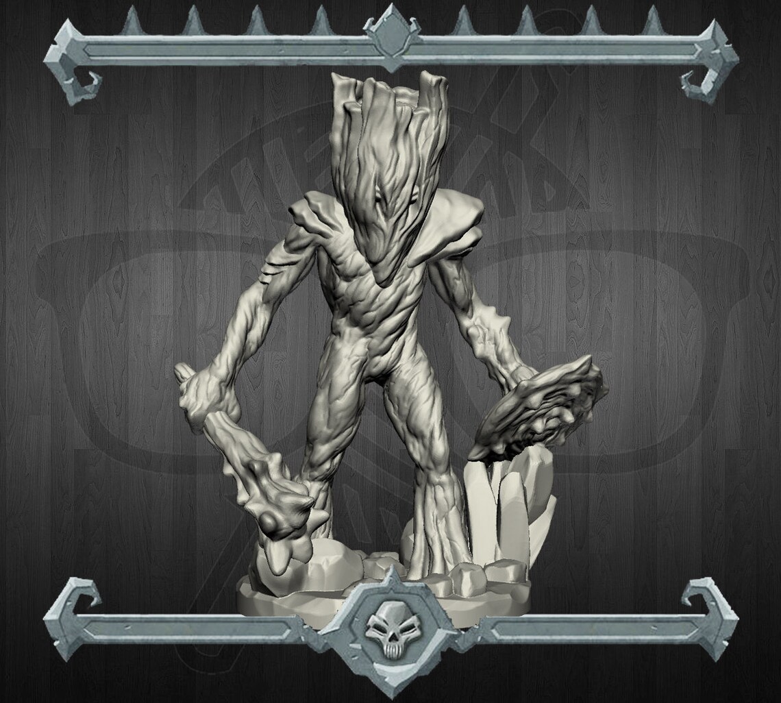 Wood Woad Wood Ward Miniature for Tabletop Games Like D&D - Etsy