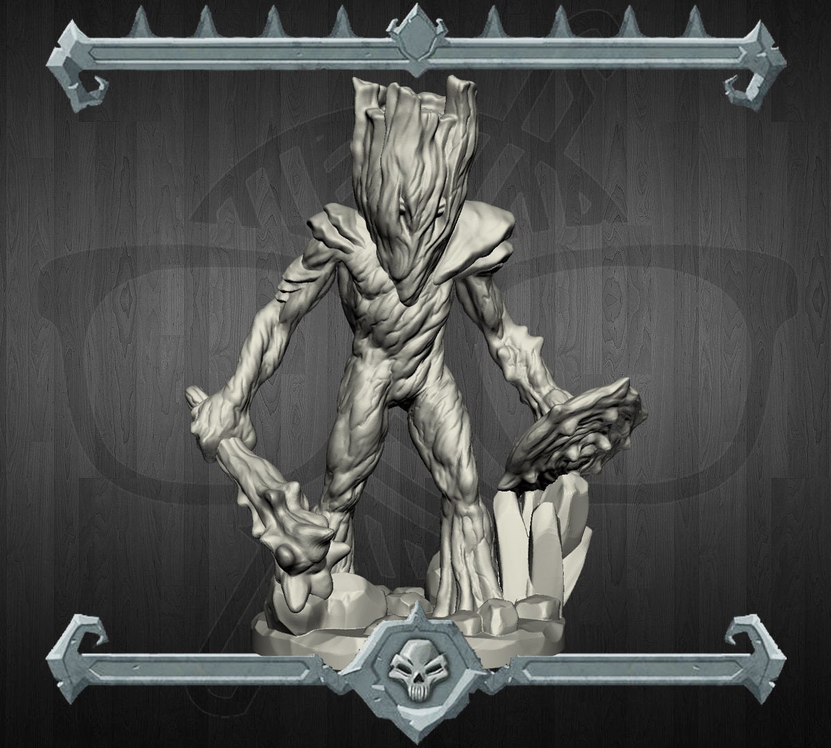 Wood Woad Wood Ward Miniature for Tabletop Games Like D&D - Etsy