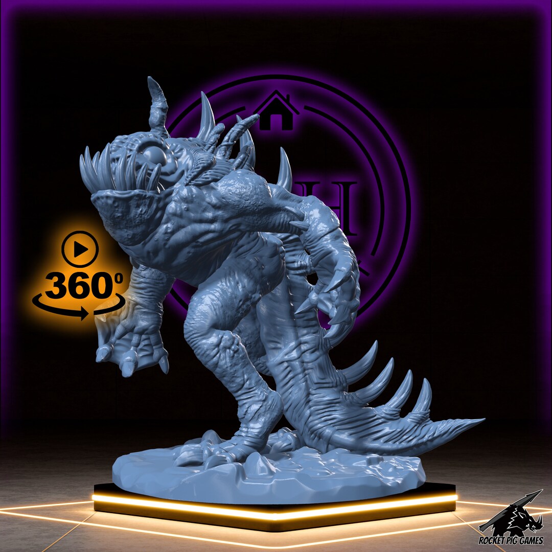 Bog Horror Kuo-toa Sea Miniature for Tabletop Games Like D&D and TTRPG ...