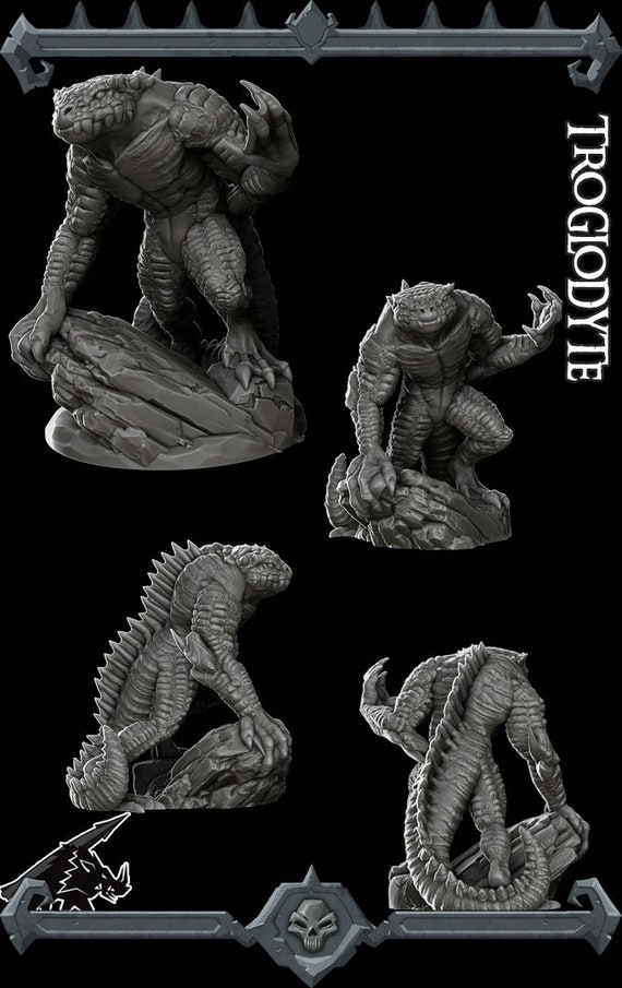 Toys Tabletop RPG Miniature Troglodyte Miniature Toys etna.com.pe
