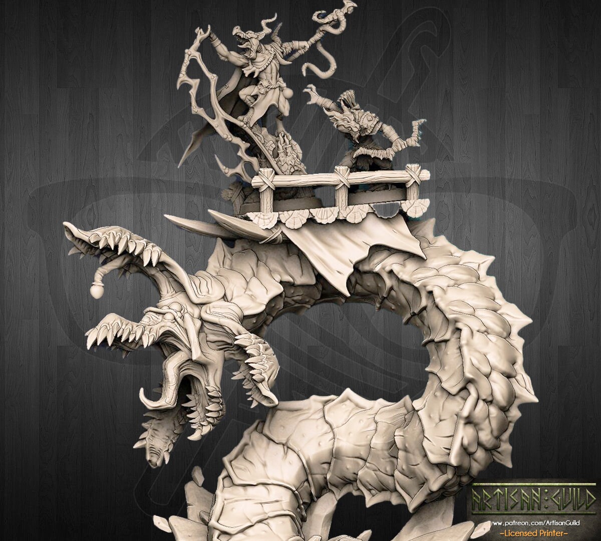 Diggaz the Plague Zeek Giant Worm or Grick Miniature | Etsy