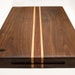 Walnut With Stripes of Maple and Red Marblewood Cutting Board - Etsy