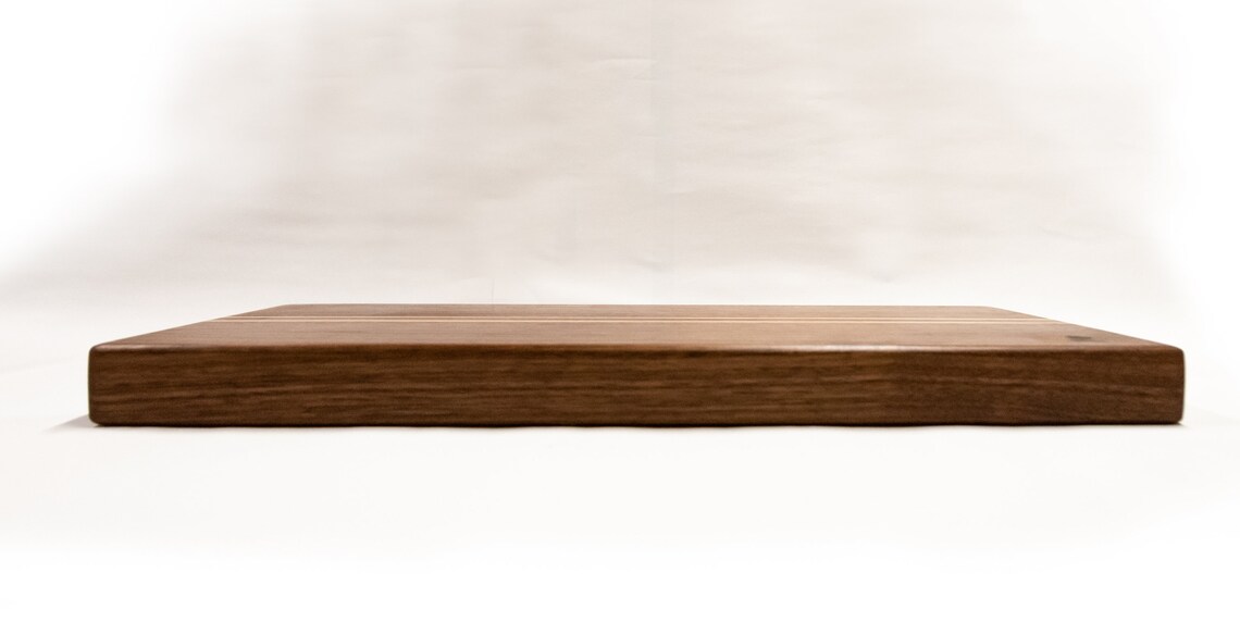 Walnut With Stripes of Maple and Red Marblewood Cutting Board | Etsy