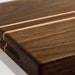 Walnut With Stripes of Maple and Red Marblewood Cutting Board - Etsy