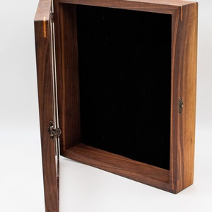 Walnut Shadow Box Memory Box | Etsy