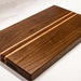 Walnut With Stripes of Maple and Red Marblewood Cutting Board - Etsy