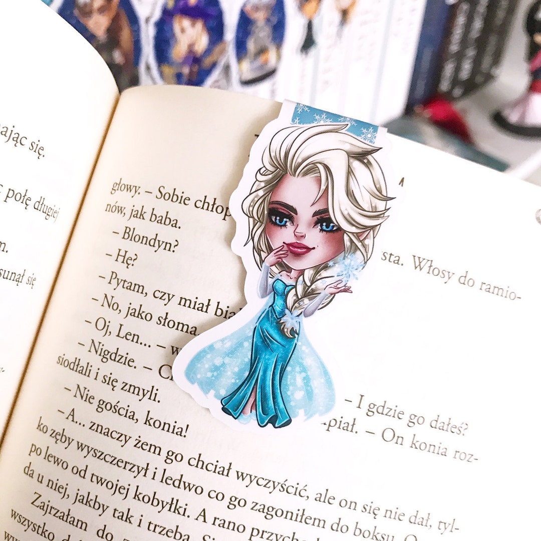 Elsa (frozen) | Magnetic Bookmark - Etsy