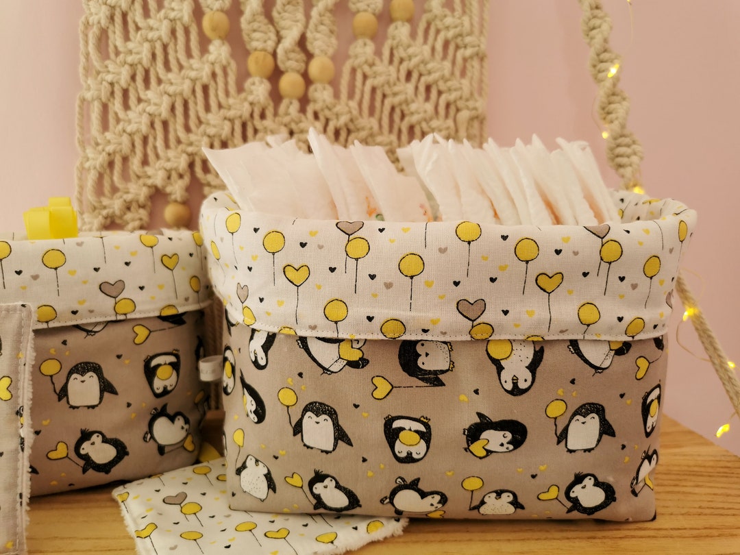 PDF Pattern for Rectangular and Padded Diaper Basket - in French - Etsy