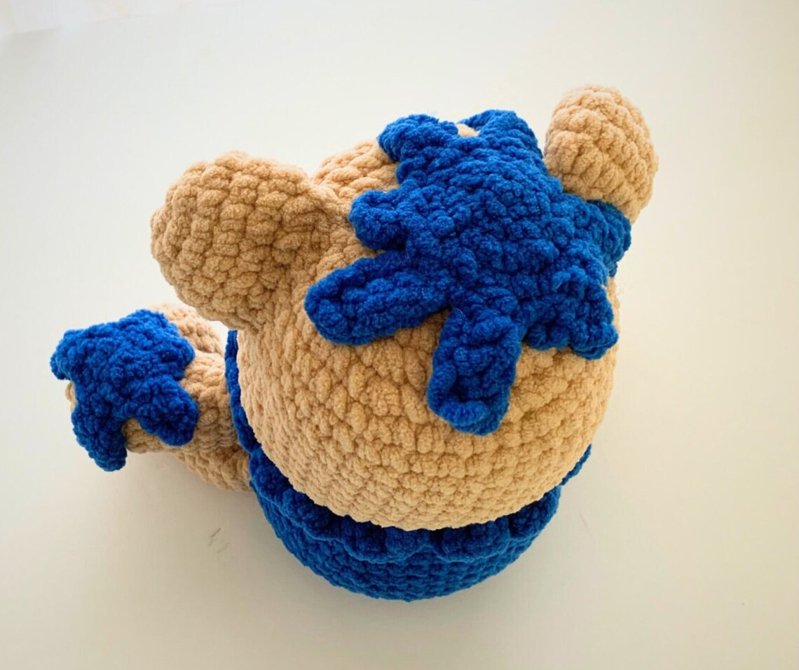Bluebeary Blueberry Bear Plushie Instant Download Digital Crochet ...