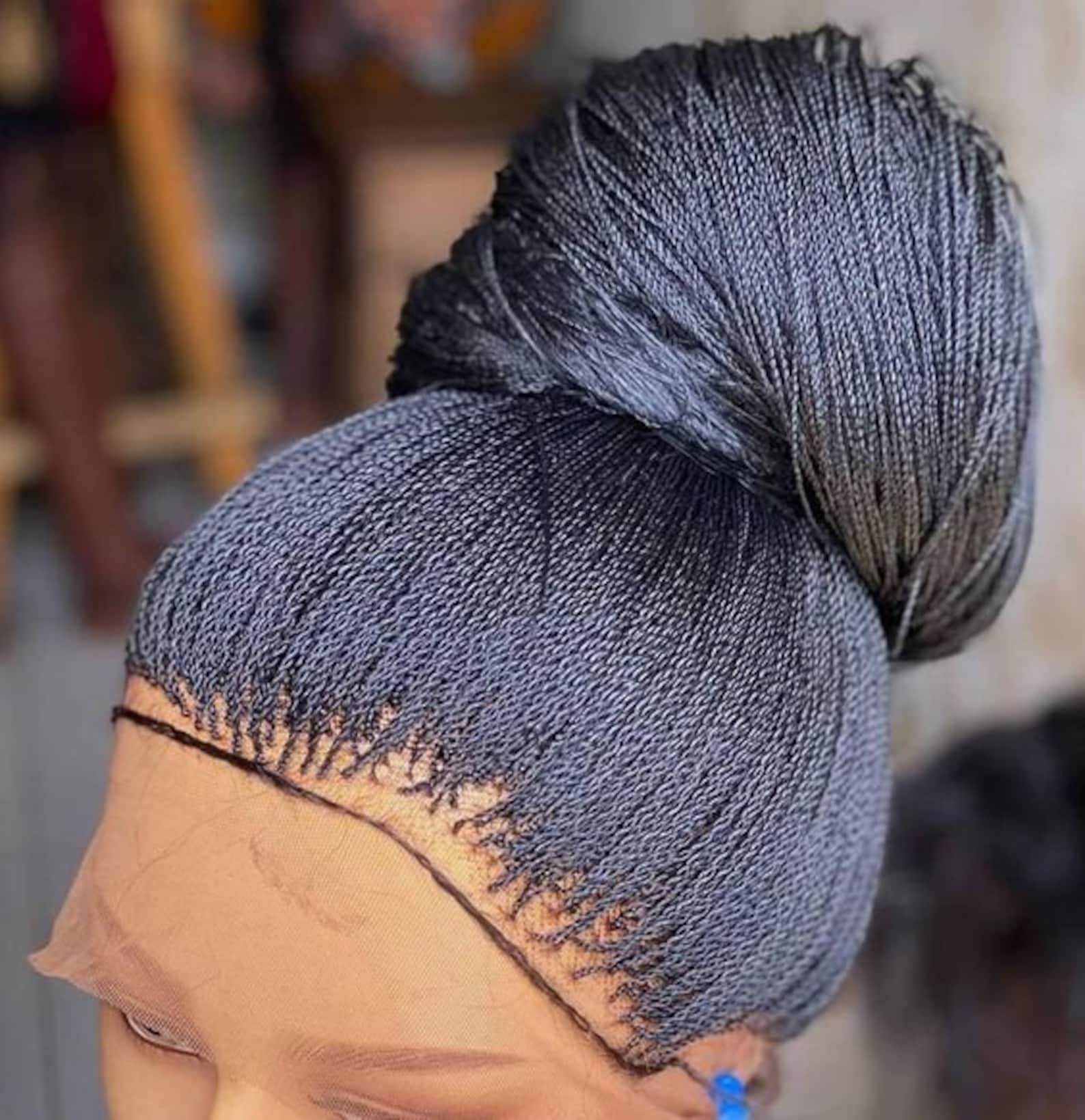 Micro Twist Braided Wig Handmade Tiny Braids Twist Braid - Etsy