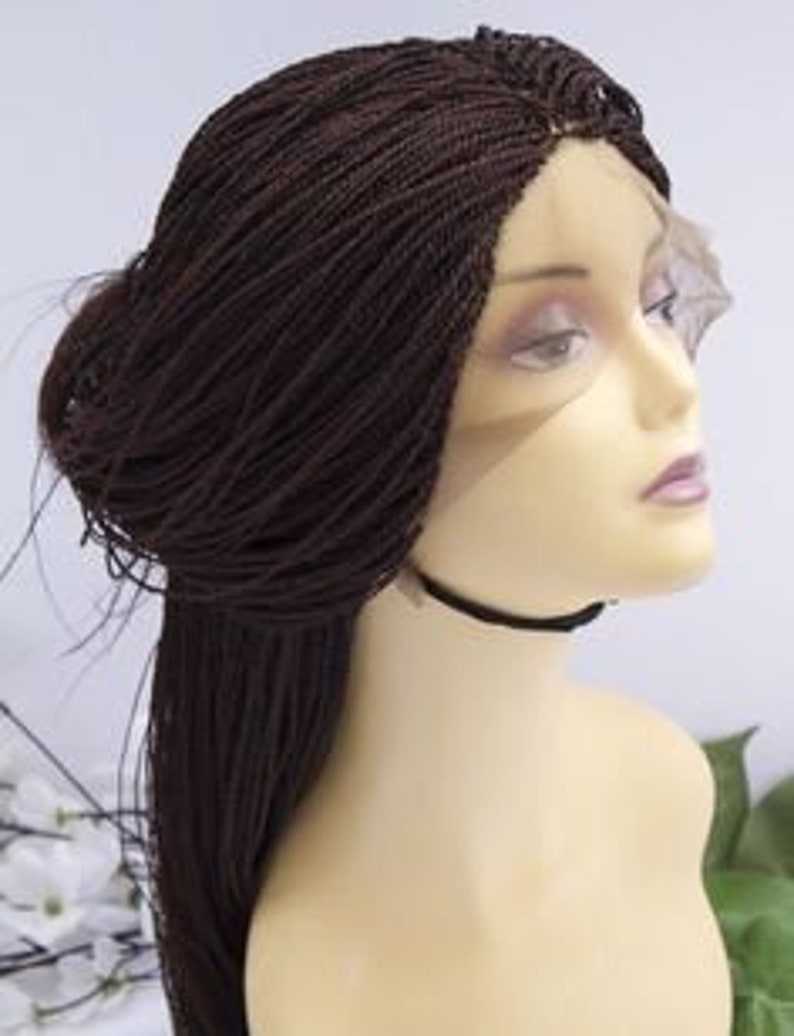 Micro Twist Braided Wig Handmade Tiny Braids Twist Braid - Etsy