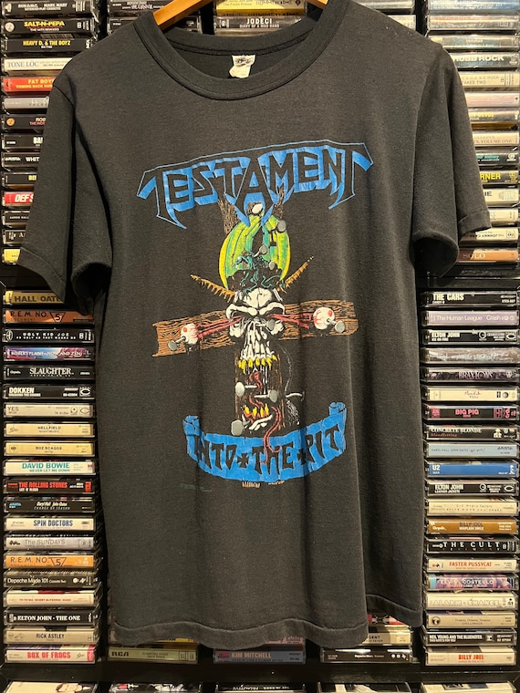 1989 Testament “Into the Pit” vintage band t-shirt m… - Gem
