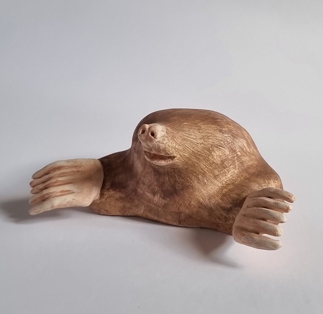 Mole Clay Sculpture - Etsy