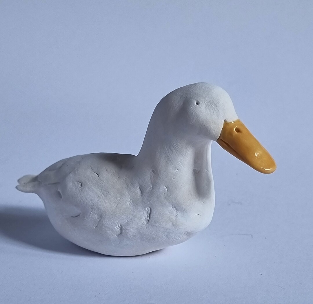 Ickle Duck Clay Sculpture - Etsy