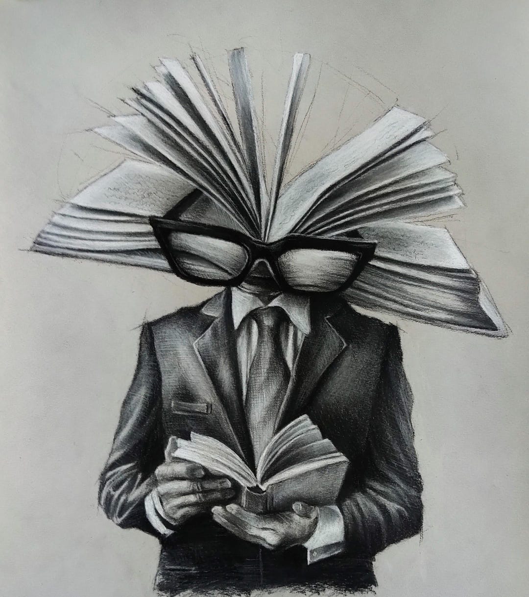 Booker - 12"x15" Charcoal Drawing Original - Etsy