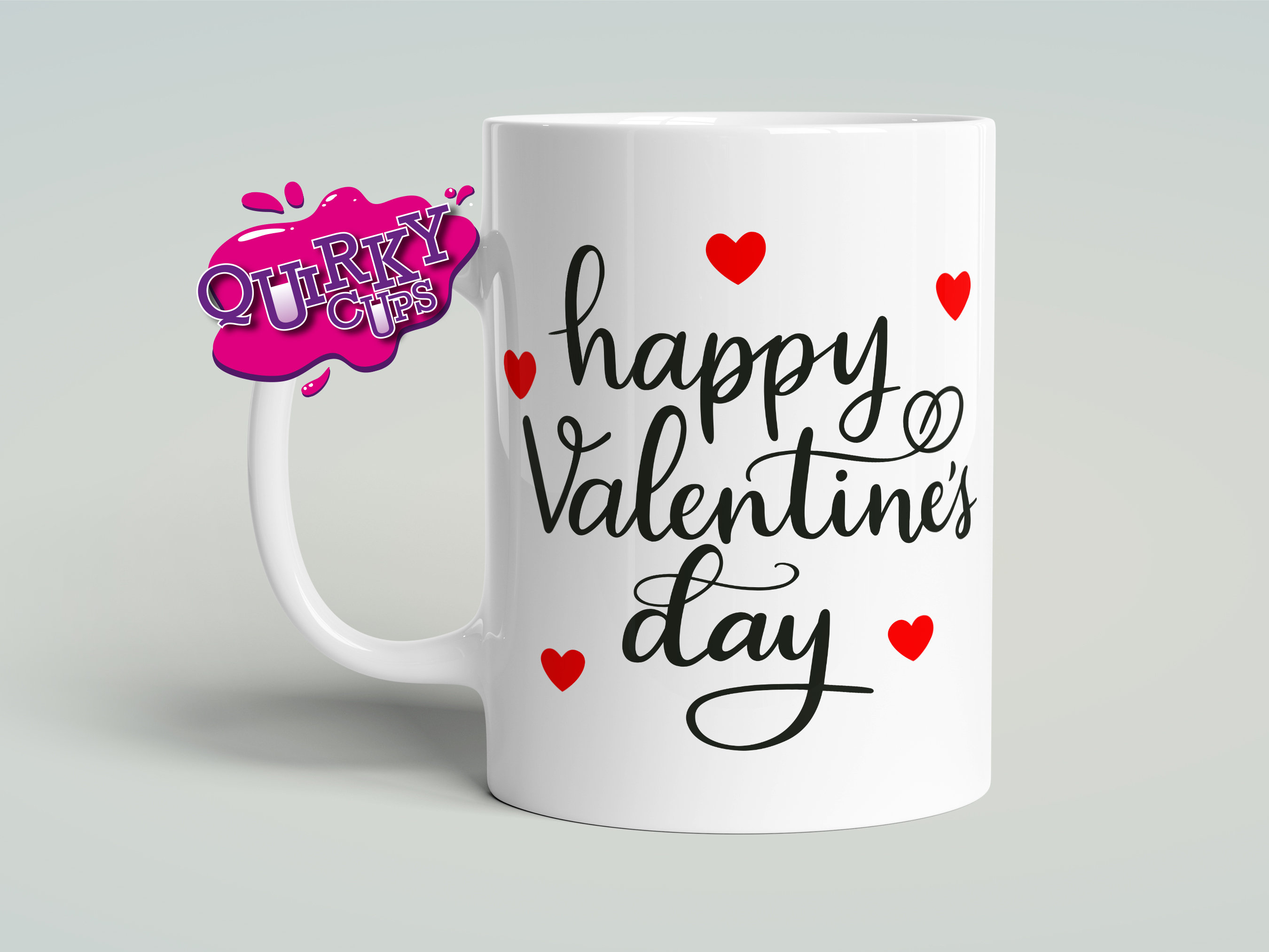 Happy Valentines Day Tea / Coffee Mug Valentine Coffee Mug Cute ...