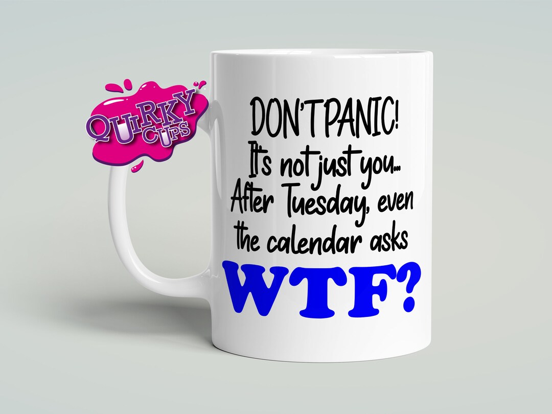 WTF Mug Funny Mug, Swear Mug, Mug With WTF, Sarcastic Mug, Mug for Him ...