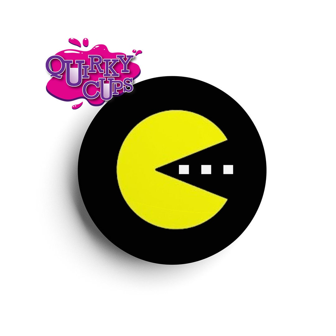 Pac Man 25mm Badge 80s Cartoon Cosplay Fancy Dress Costume Lanyard ...