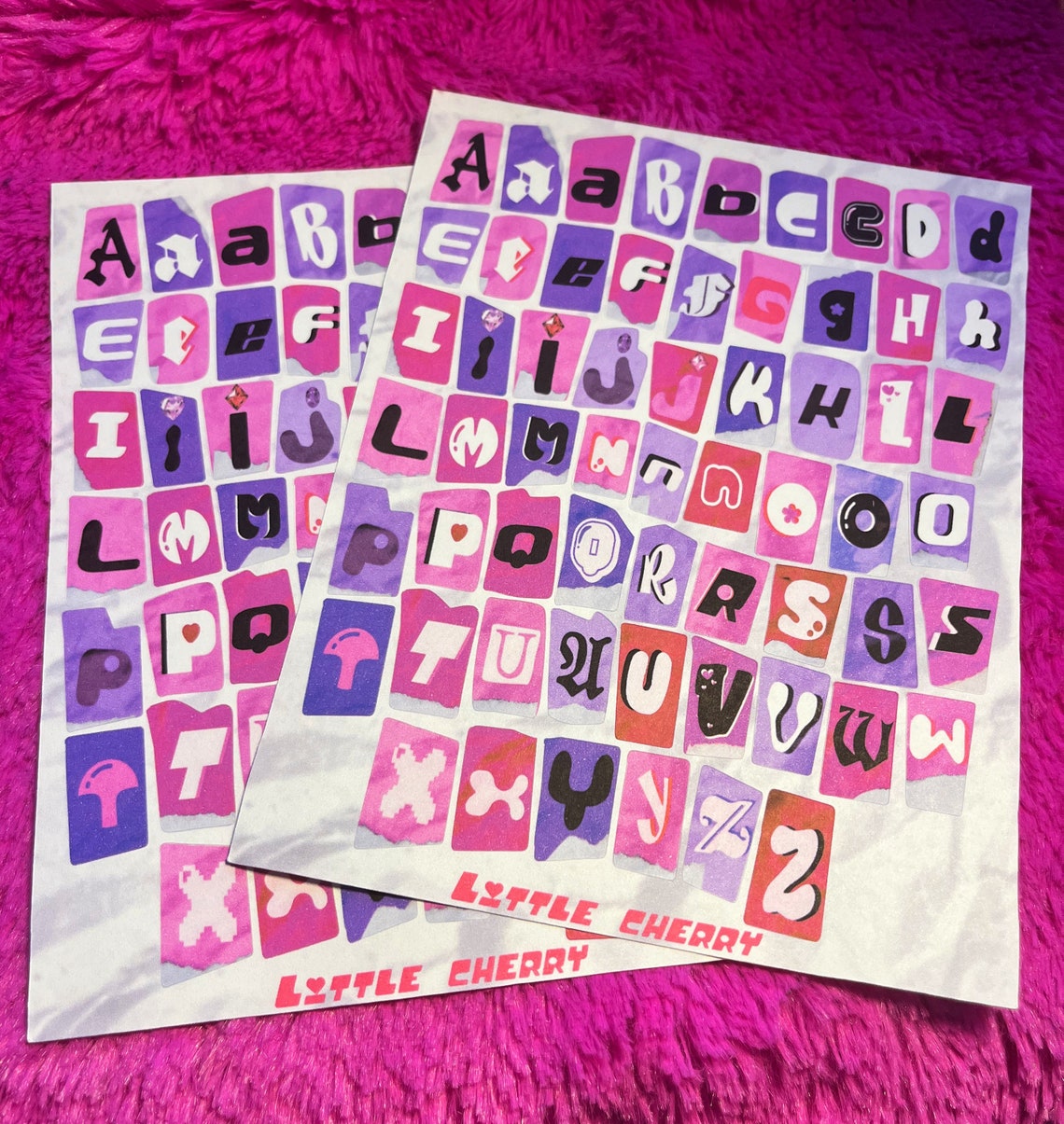 Y2k Ransom Note Deco Stickers - Etsy