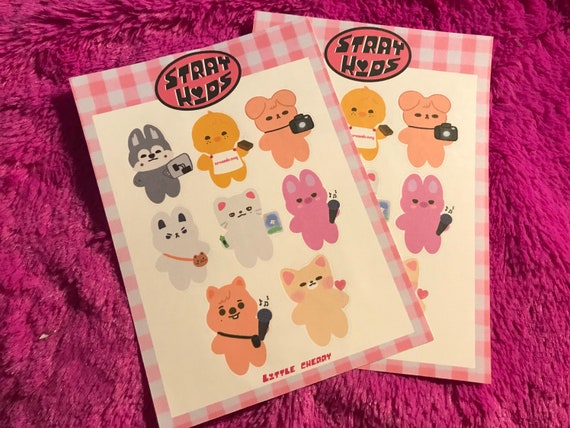 Stray Kids Sticker Sheet - Etsy