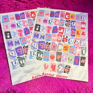 Y2k Ransom Note Deco Stickers - Etsy