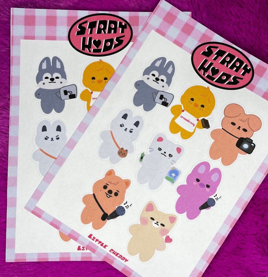 Stray Kids Sticker Sheet - Etsy