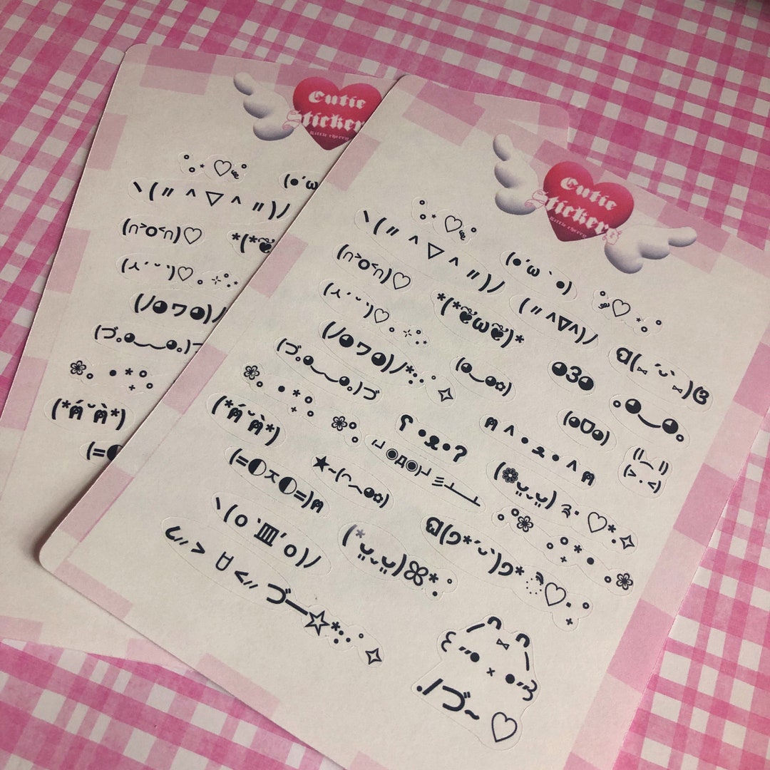 Y2k Cute Icon Sticker Sheets - Etsy