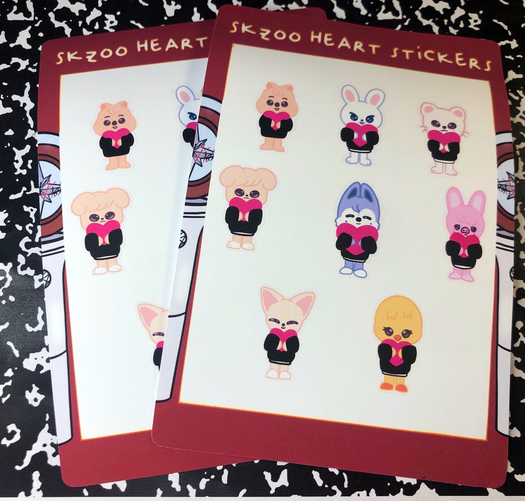 Skzoo Sticker Sheet - Etsy