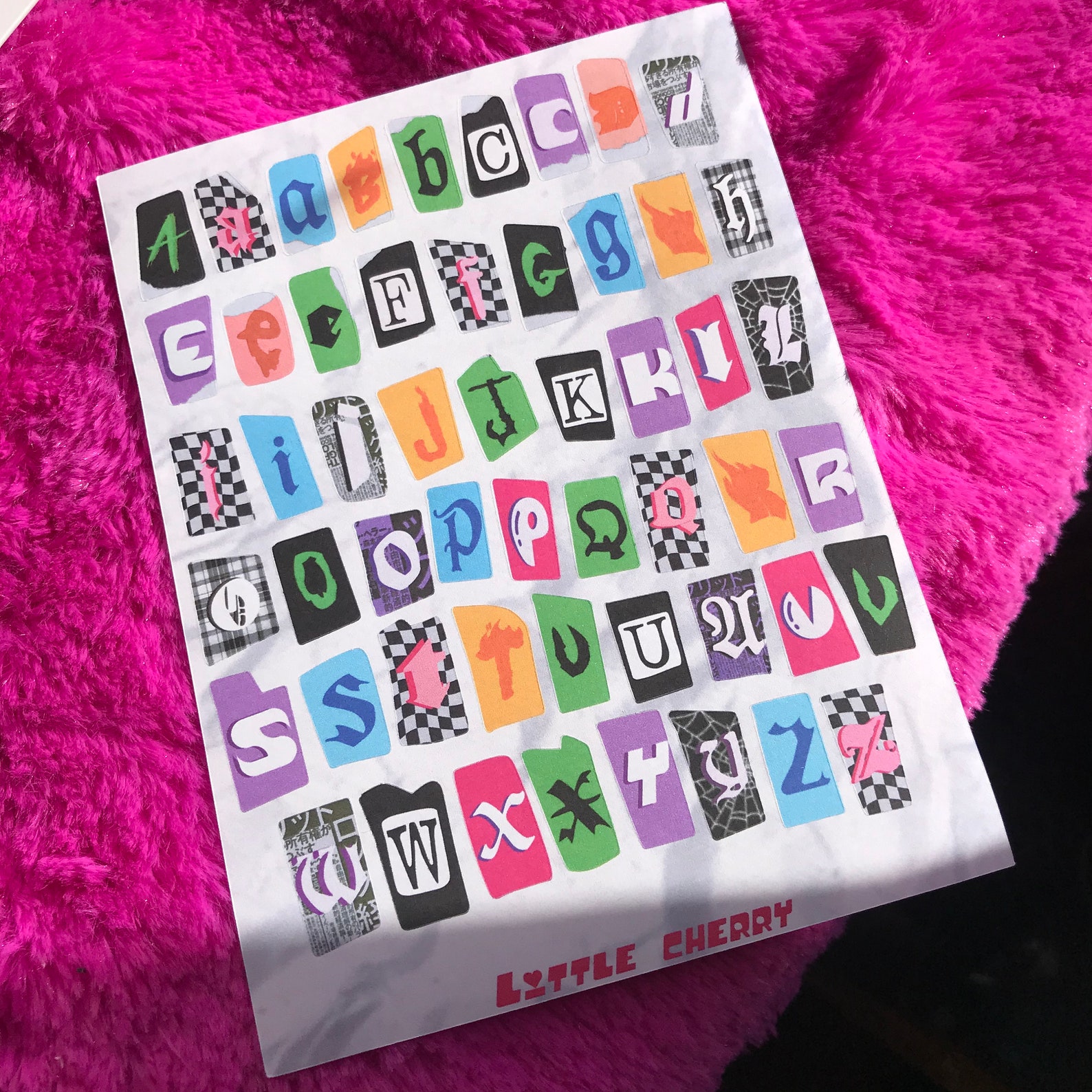 Y2k Ransom Note Deco Stickers - Etsy