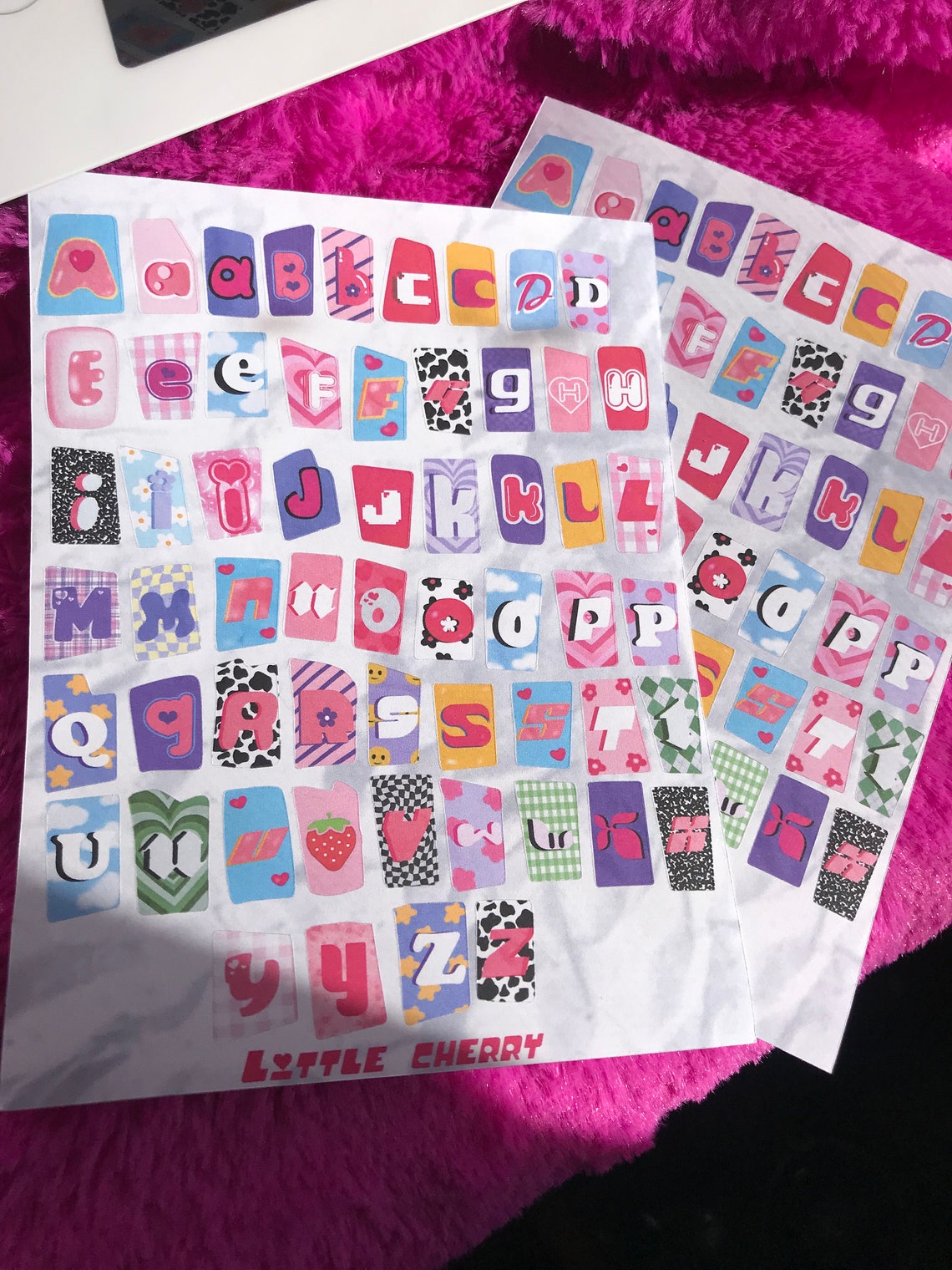 Y2k Ransom Note Deco Stickers - Etsy