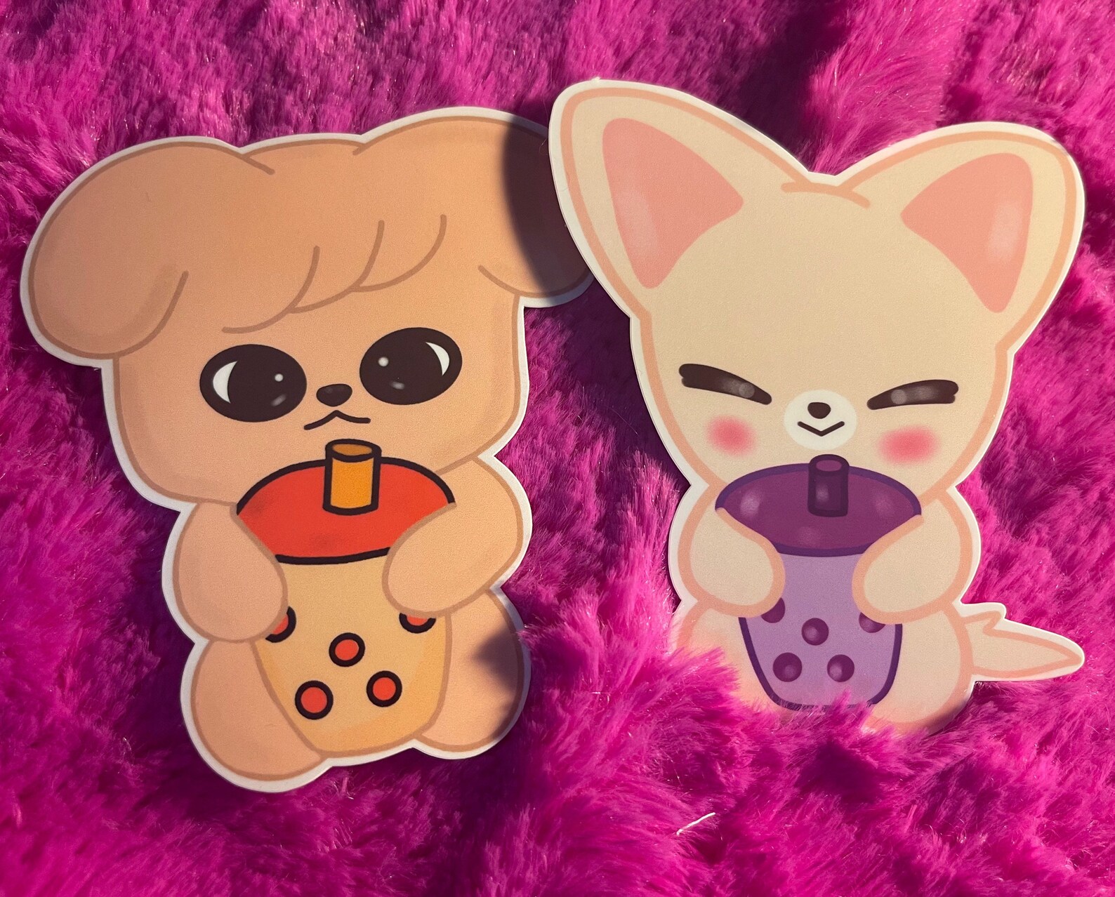 Stray Kids Boba Tea Vinyl Stickers - Etsy