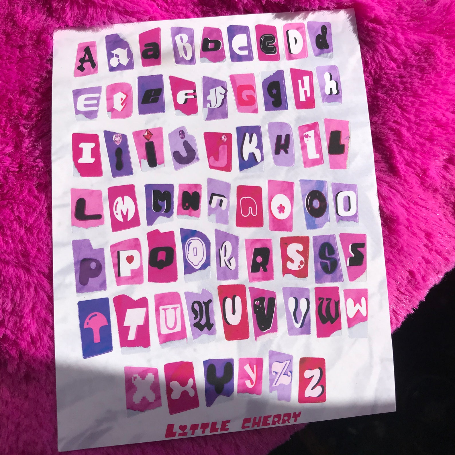 Y2k Ransom Note Deco Stickers - Etsy