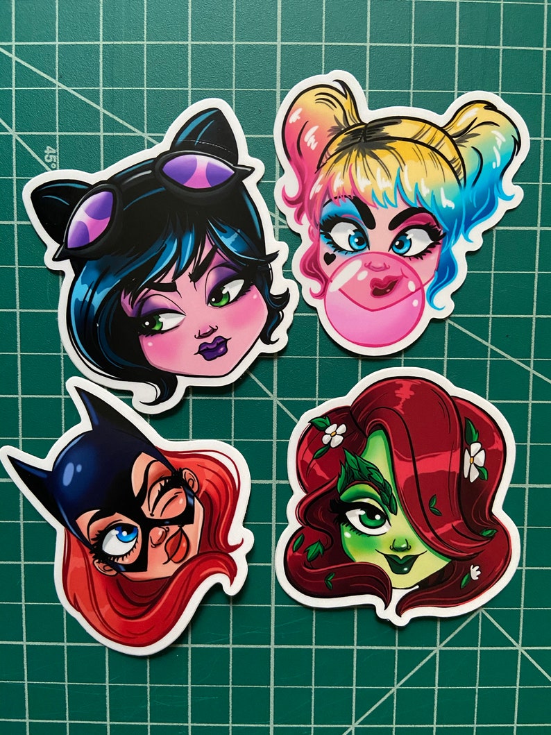 Sirens Gotham Girls Sticker Set - Etsy