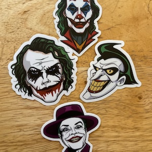 Joker Sticker Set - Etsy