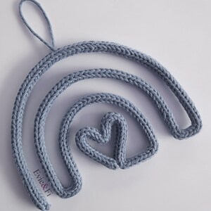 Mini Wire Rainbow Hanging, Rainbow Decoration, Knitted Wire Shape, Kids ...