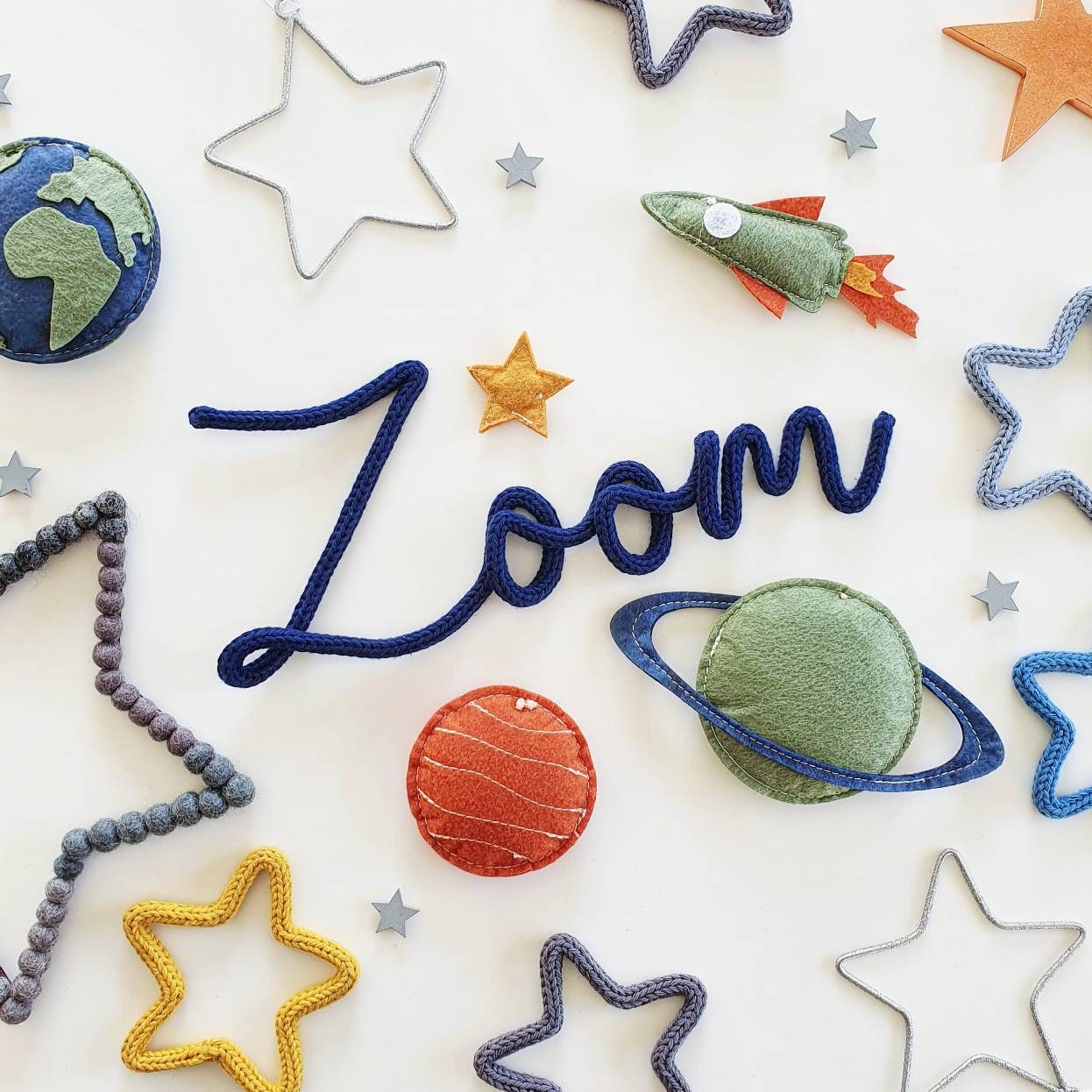 Knitted Wire Name Custom Wire Sign Name Door Sign Wool Wire - Etsy UK